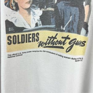 Shirts | Rare Vintage Us Army Official Poster Soldiers Without Guns ...